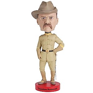 Royal Bobbles Teddy Roosevelt 26th President of The United States Collectible Bobblehead Statue