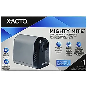 X-ACTO® Mighty Mite® Electric Pencil Sharpener, Gray