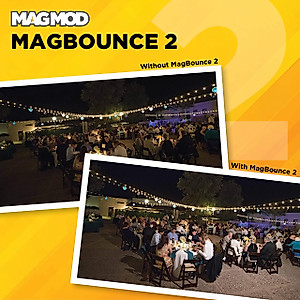 MagMod MagBounce 2 and MagGrip 2 | Camera Speedlight Flash Diffuser Bundle | Modular Camera Lighting Set