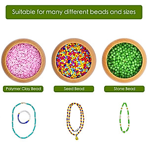 Xmada Electric Bead Spinner - Clay Bead Spinner with 2PC Beading Needles and Seed Beads, Waist Beads Kit, Bead Spinner for Jewelry Making, Electric | Speed Adjustment Bead Spinner Kit (Original)