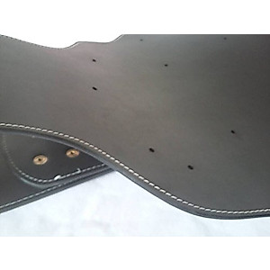 Fandu Belts Big Gold Adult Replica Real Leather Dual Plate Wrestling Championship Belt Title 8mm Thick 6.8lbs Trophy