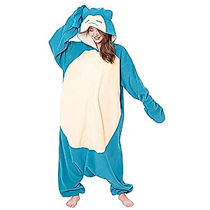 SAZAC Kigurumi - Pokemon - Snorlax - Onesie Jumpsuit Halloween Costume - Adult XL Size