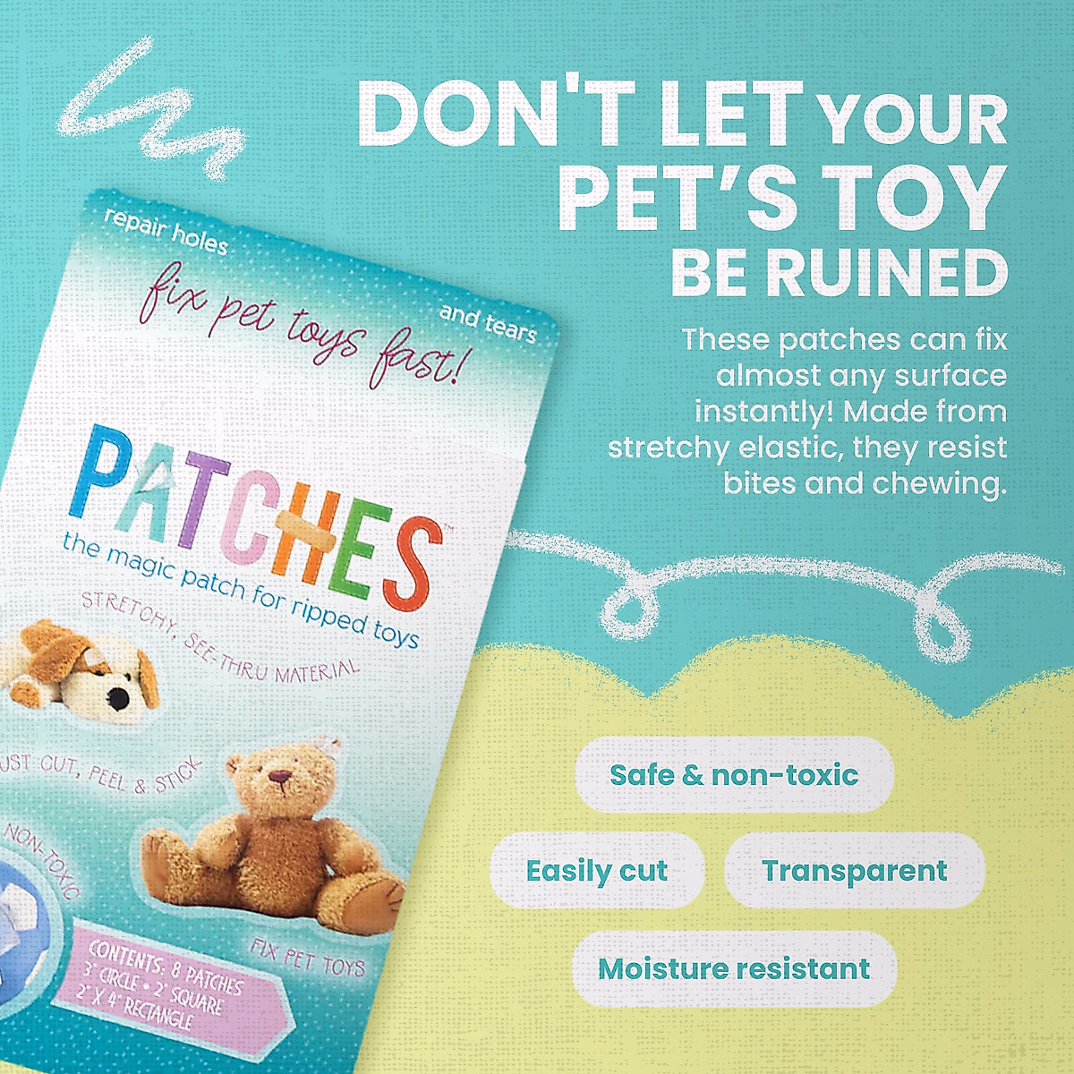 Snugarooz Lilly The Frog Dog Toy with Repair Patch – Soft & Durable Plush - Squeaker & Crinkle Sounds - Ideal for Medium Dogs - Fun & Safe Play