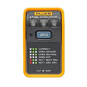 Fluke ST120 GFCI Socket Tester Without Beeper