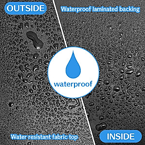 Pusonor Air Conditioner Covers for Outside Units, Central AC Cover for Outdoor Unit Heavy Duty Water-Resistant Top Cover 28 x 28 Inch, Black