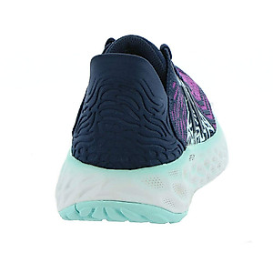 New Balance Women's Fresh Foam 1080 V10 Running Shoe, Plum/Natural Indigo/Bali Blue, 5.5 Wide
