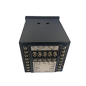 Flow Meter Intelligent Flow Totalizer for Flow Meter Accept Pulse 4-20mA 0-10mA 0-5V PT100 Signal Relay Output RS485 96mm*96mm Panel Size High Stability and Convenient Operation (Color : Basic-U, Si