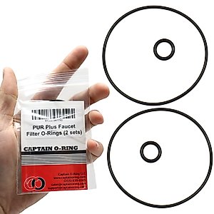 Captain O-Ring – Replacement O-Rings for PUR Plus Sink Faucet Filters (2 Sets)