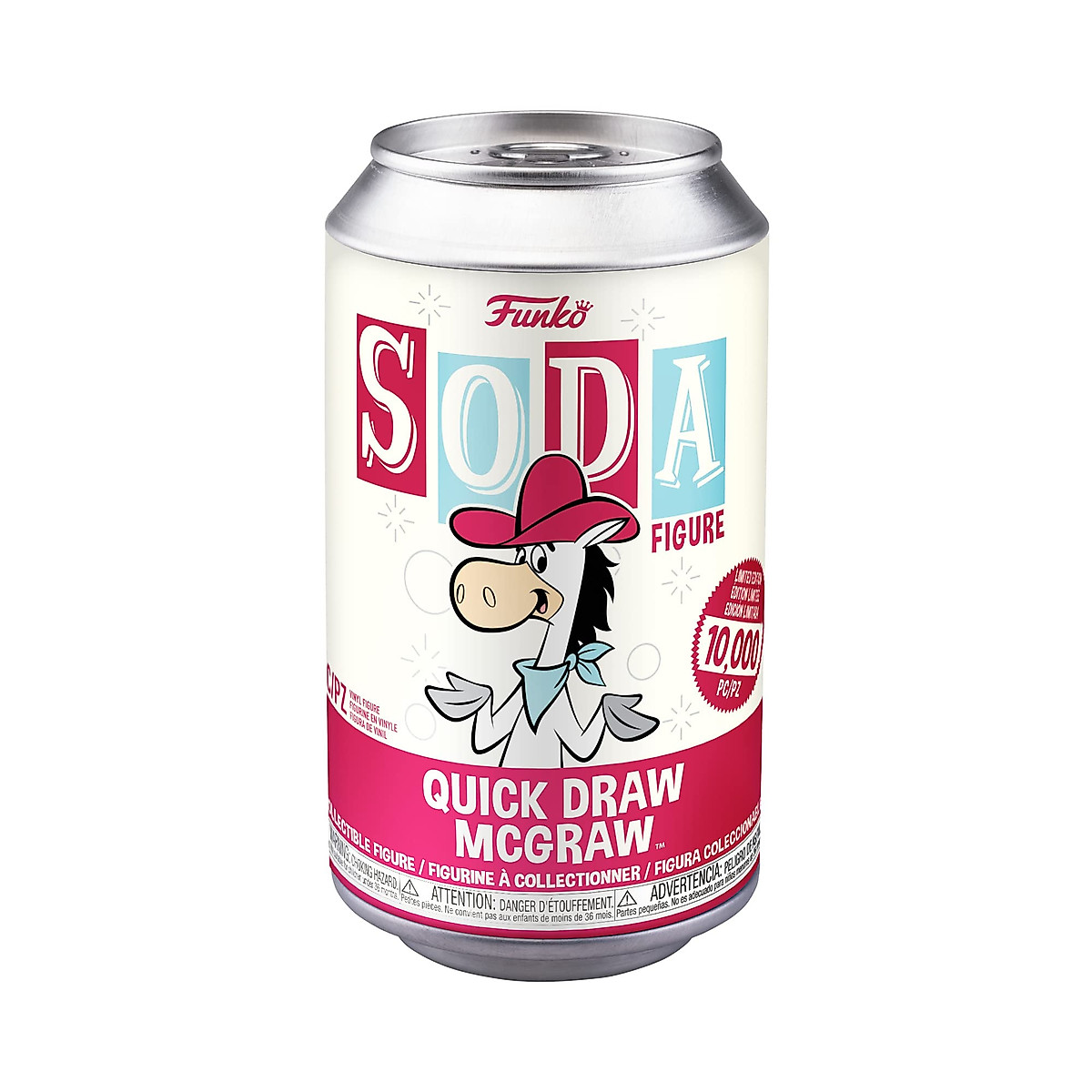 Funko Vinyl SODA: HB - Quick Draw McGraw - 1/6 Odds for Rare Chase Variant - Hanna Barbera - Collectable Vinyl Figure - Gift Idea - Official Merchandise - Toys for Kids & Adults - TV Fans