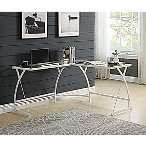 Acme Furniture Janison Computer Desk, White