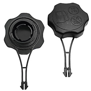 shiosheng 2pcs Fuel Tank Cap Gas Cap 594061 Fit for Lawn Mower for B& S w/Tether 675Exi, 725Exi Series