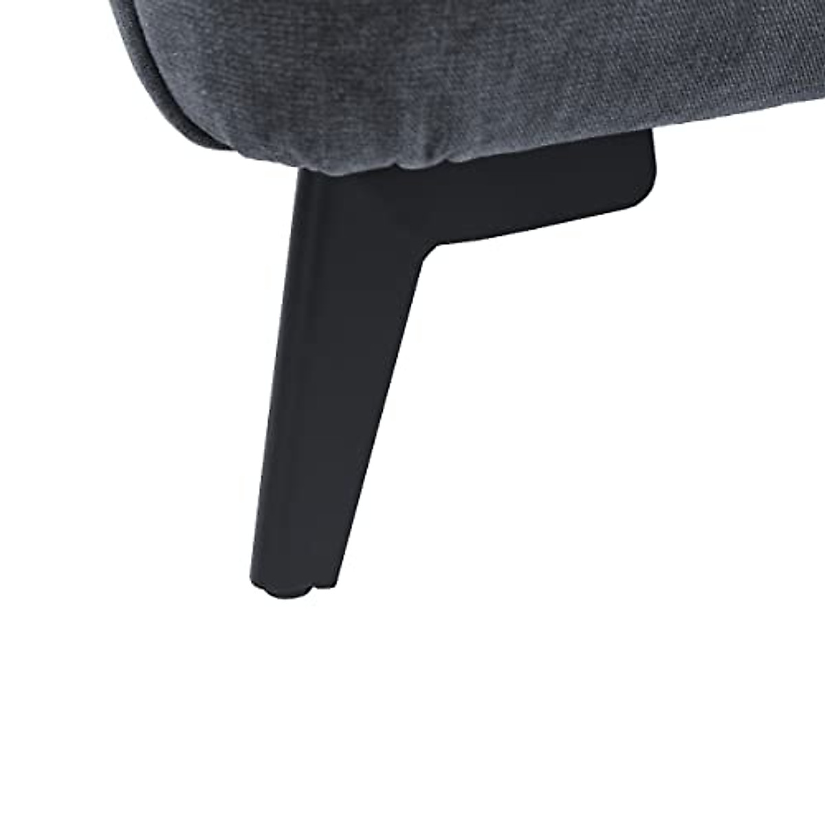 EMKK Modern Sofa Loveseat Furniture with 2 Pillows, Small Love Seats Couch for Living Room & Apartment, Easy-Assembly, Dark Gray