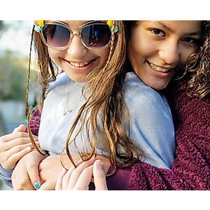 Alef Bet by Paula Jewish Star of David Necklace in a Sparkling Yellow Gold with Stones for Women to Wear Daily as a Symbol of Faith