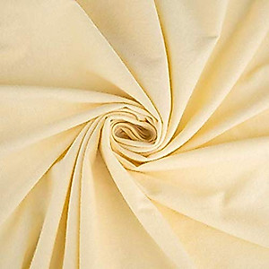 SheetWorld Fitted 100% Cotton Jersey Pack N Play Sheet Fits Graco Square Play Yard 36 x 36, Soft Yellow, Made in USA