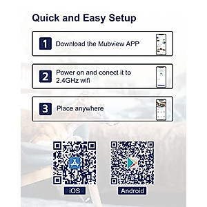 2K Pet Camera, Indoor Secuirty Camera with Phone APP, Home Security Camera for Dog/ Baby, 2.4G WiFi Wired Camera with Night Vision, 24/7 Recording, 2-Way Audio, Motion Tracking, SD&Cloud (2 Pack)