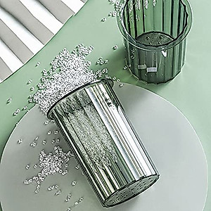 BAFAFA Kitchen Utensil Holder Household Wrought Iron Double Tube Large Capacity Drain Rack Kitchen Chopsticks Storage Rack Racks (Color : Dark Green)