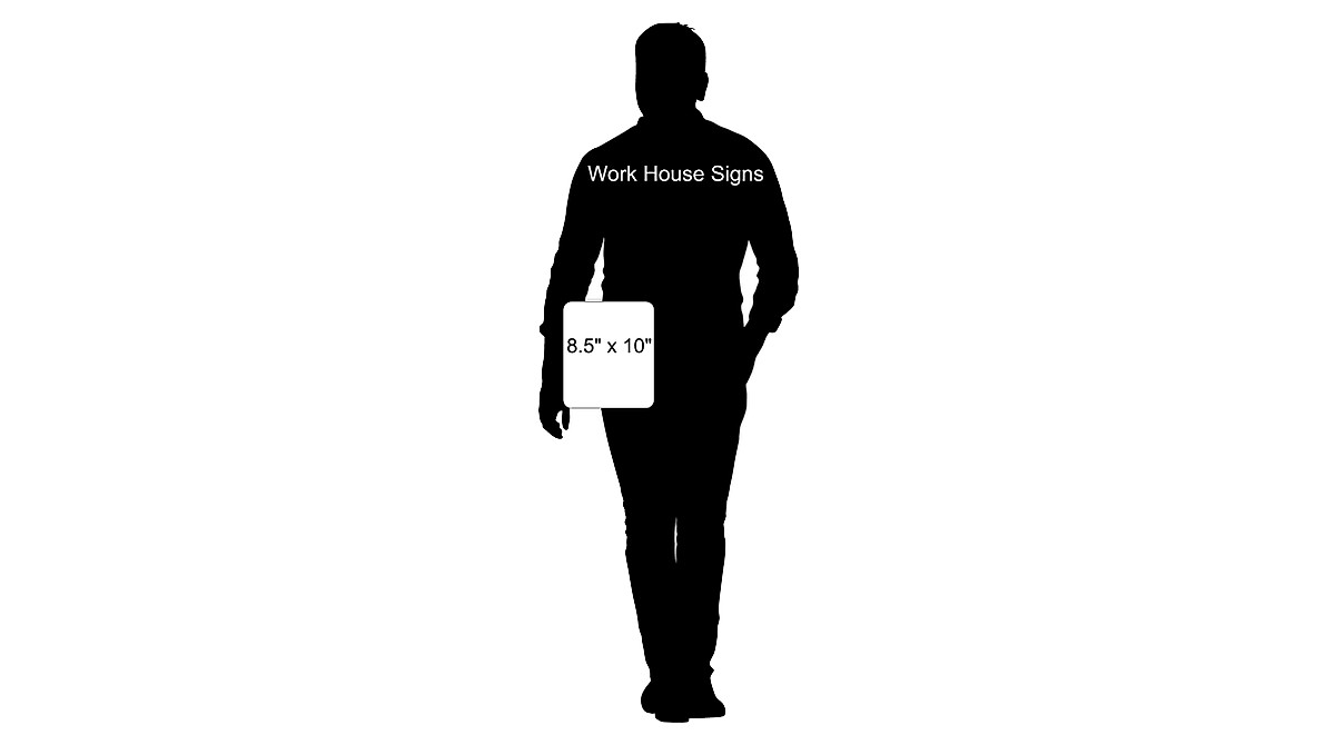 Durable Night Drop Sign for Deposit Key Boxes