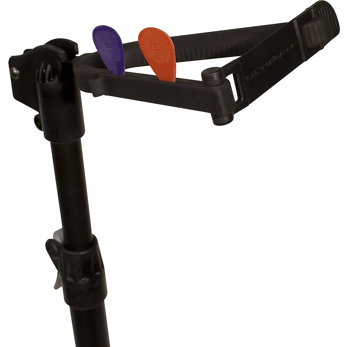 Ultimate Support GS-100 Genesis Series Guitar Stand with Locking Legs and Security Strap Yoke