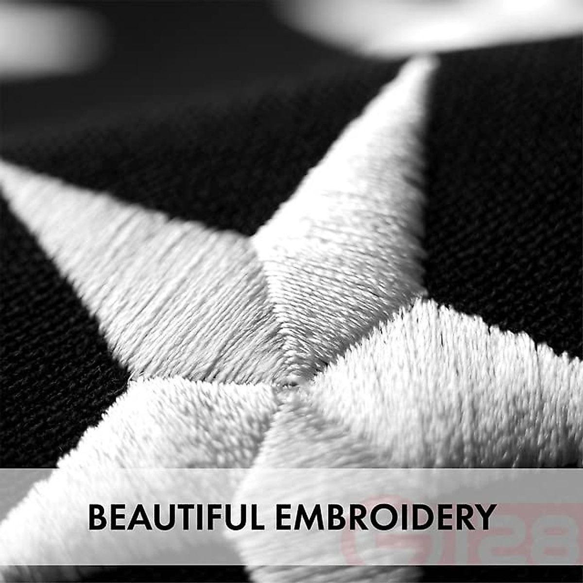 G128 Thin Blue Line Flag | 3x5 Ft | StormFlyer Series Embroidered 220GSM Spun Polyester | Duty and Honor Flag, Embroidered Design, Indoor/Outdoor, Brass Grommets, Heavy Duty, All Weather