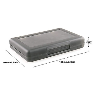 E-outstanding Memory Card Holder Black Plastic 28 in 1 Game Memory Card Case Micro SD Holder for Nintendo 3DS / 3DS XL / 3DS LL / 3DS LL/DSi/DSi XL/DSi LL/DS/DS Lite / 2DS XL LL / 2DS
