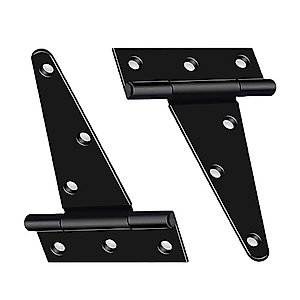 Heavy Duty T Hinge Tee Hinge T Strap Hinge Shed Hinge Gate Hinge Barn Hinge Fence Hinge Door Hinge Wrought Rustproof All Size Black