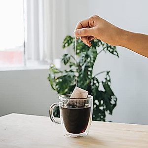 Coffee Blenders Tea Bag Coffee - Colombian Flavor 10 Count Single Serve Instant Coffee, Portable Drip T-Bag Packets, Convenient Fast Fresh Simple