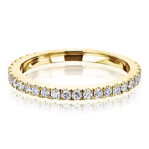 Kobelli Lab Grown Diamond Near Eternity Ring - white-gold / 4.5