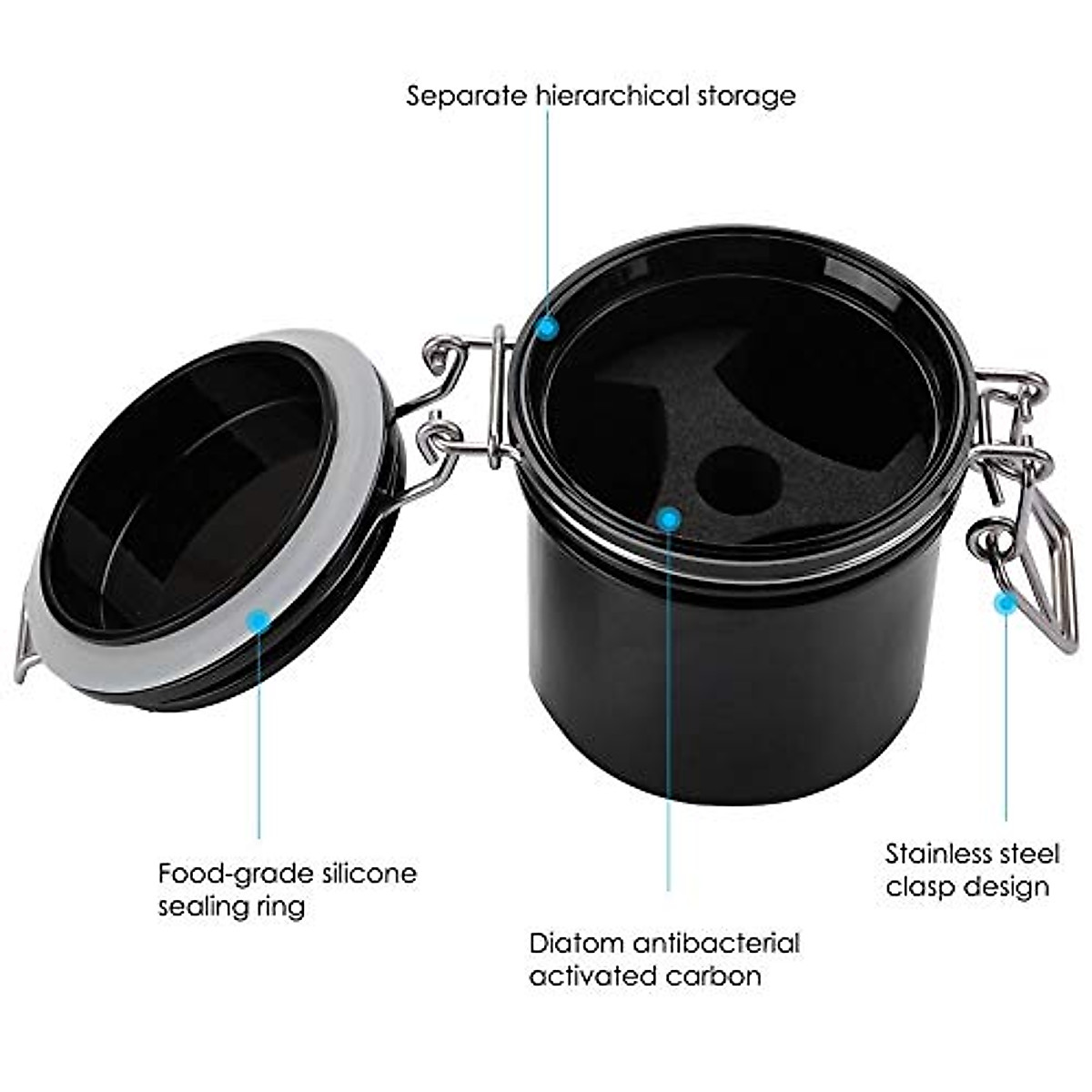 Eyelash Glue Storage Jar, Sealed Storage Container Cylinder for Eyelash Extension Glue, Anti Drying Condensation Glue Storage