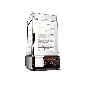 5-Layer Electric Hot Food Warmer,Steamed bun Warmer Machine,Commercial Bun Steamer,Food Steamer Warmer with 30-110℃ Temperature Range for Store Buffet Restaurant,etc.1200W
