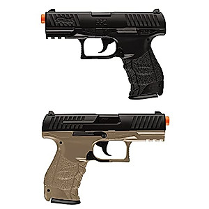 Walther PPQ 6mm BB Pistol Airsoft Gun, Dark Earth Brown