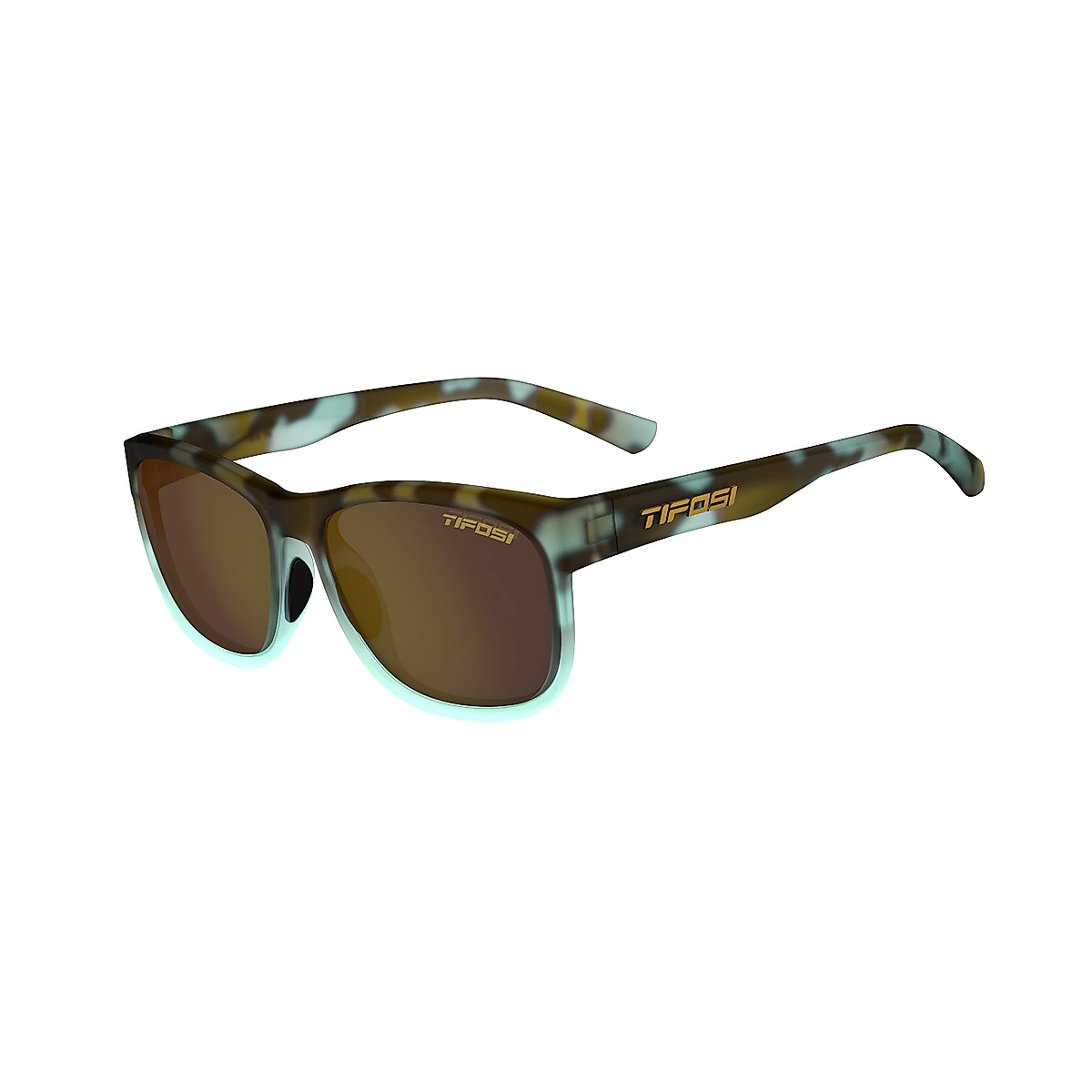 Tifosi Optics Swank XL Sunglasses (Blue Tortoise, Brown Lens)