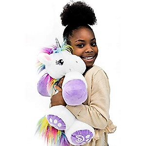 Plushible Unicorn Stuffed Animal for Kids (18")