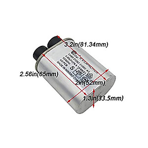Meter Star CQC Universal Household Microwave High Voltage Capacitor 0.92uf ch85 21092 2100V AC H.V.Capacitor 10/85/21 50/60Hz NO PCB