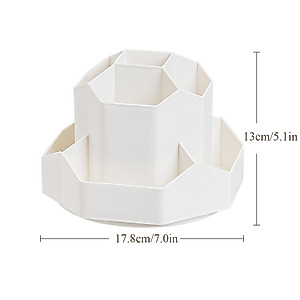 YipuVR 360 Degree Rotating Pen Holder,9 Slots Pencil Pen Holder for Desk Cute,Desk Organizers And Accessories for Stationery Supplies,Pen Organizer for Office School Home