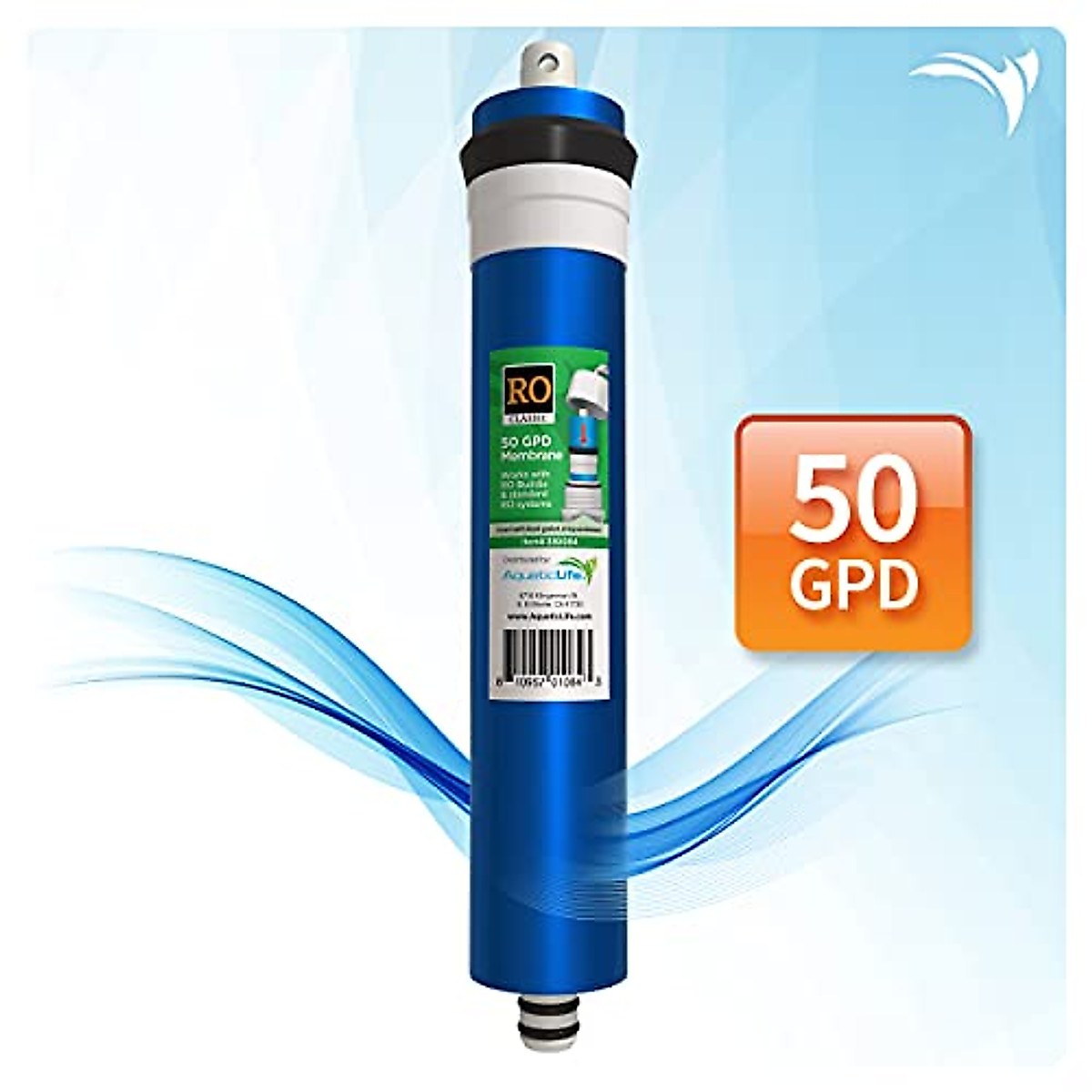 Aquatic Life 50 GPD Reverse Osmosis Membrane Filter