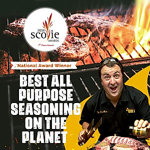 Todd’s DIRT - Original DIRT, All Purpose Seasoning & BBQ Rub, Mild Savory Seasoning/Rub that’s GREAT ON EVERYTHING, Gourmet Grill Seasoning/Rub, 100% All Natural With No MSG & Gluten-Free, 16 Oz