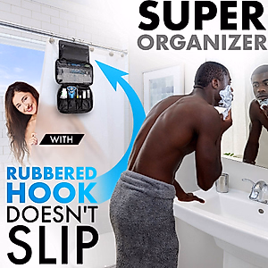 VASCO Hanging Toiletry Bag for Men And Women – Water-Resistant Travel Organizer