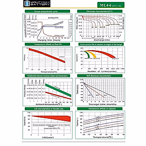 Mighty Max Battery ML4-6 - 6 Volt 4.5 AH SLA Battery - 3 Pack