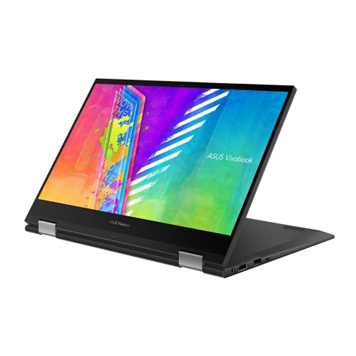 ASUS 2022 VivoBook Go 14 Flip Thin and Light 2-in-1 Touch Laptop, Intel Celeron N4500 Processor, 4GB RAM, 64GB eMMC Flash Memory, Intel HD Graphics, HD Webcam, Quiet Blue, Win 11 S, 32GB USB Card