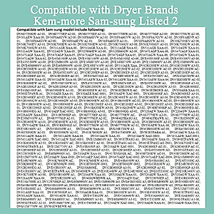 MEANHDAG Dryer Moisture Sensor Plate Bar DC61-02627A for Samsung Replacement Part