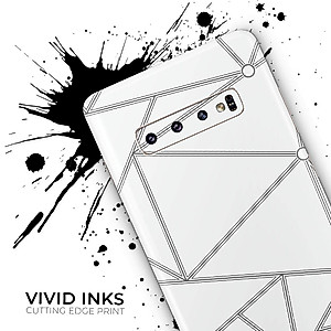 DesignSkinz Simple Connect Protective Vinyl Decal Wrap Skin Cover Compatible with The Samsung Galaxy S20 (Screen Trim & Back Glass Skin)