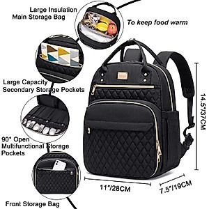 Artelaris Lunch Backpack for Women, Lunch Box Insulated Backpack, Cooler Backpack with Hidden Strap Design, Multipurpose Lunch Backpack, Daypack for Work Picnic Hiking School Beach