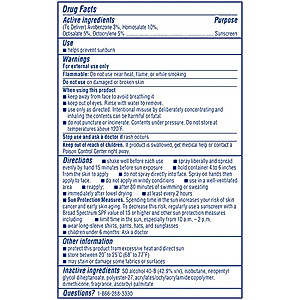 Coppertone Sport Sunscreen Spray SPF 50, Water Resistant Spray Sunscreen Pack, 5.5 Oz, Pack of 2 (Packaging May Vary)