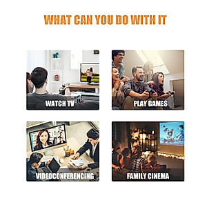 FAWETTY HDMI to RCA Cable, 1080P 5ft/1.5m HDMI Male to 3-RCA Video Audio AV Cable Connector Adapter Transmitter for TV HDTV DVD