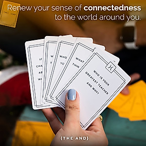 {THE AND} Strangers Edition - Conversation Starter Card Game - Fun Getting to Know You Game - Ice Breakers to Reduce The Space Between You and a Stranger - Questions to Make a Friend by The Skin Deep