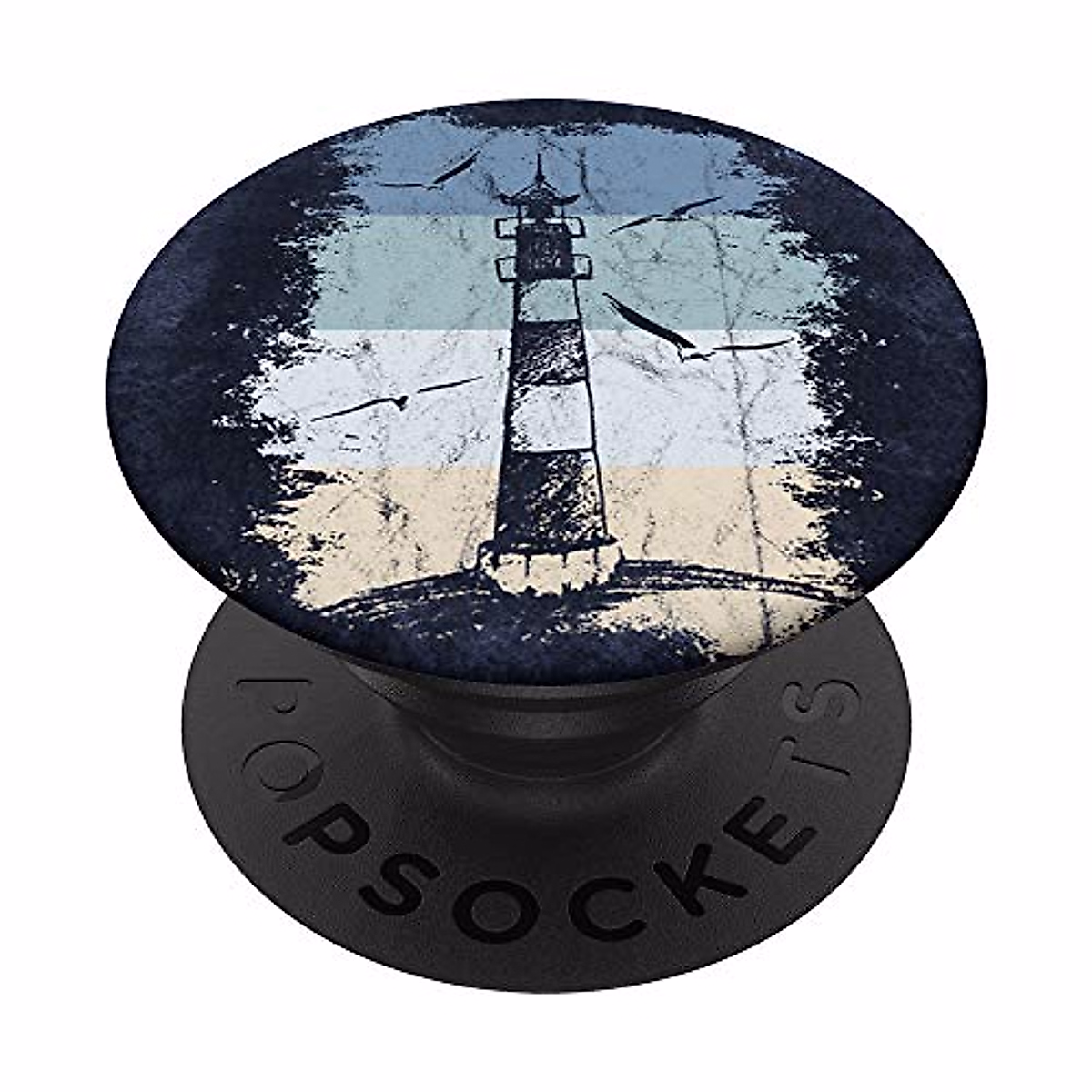 Maritime Ocean Vacation Feeling Lover Retro Lighthouse PopSockets Swappable PopGrip