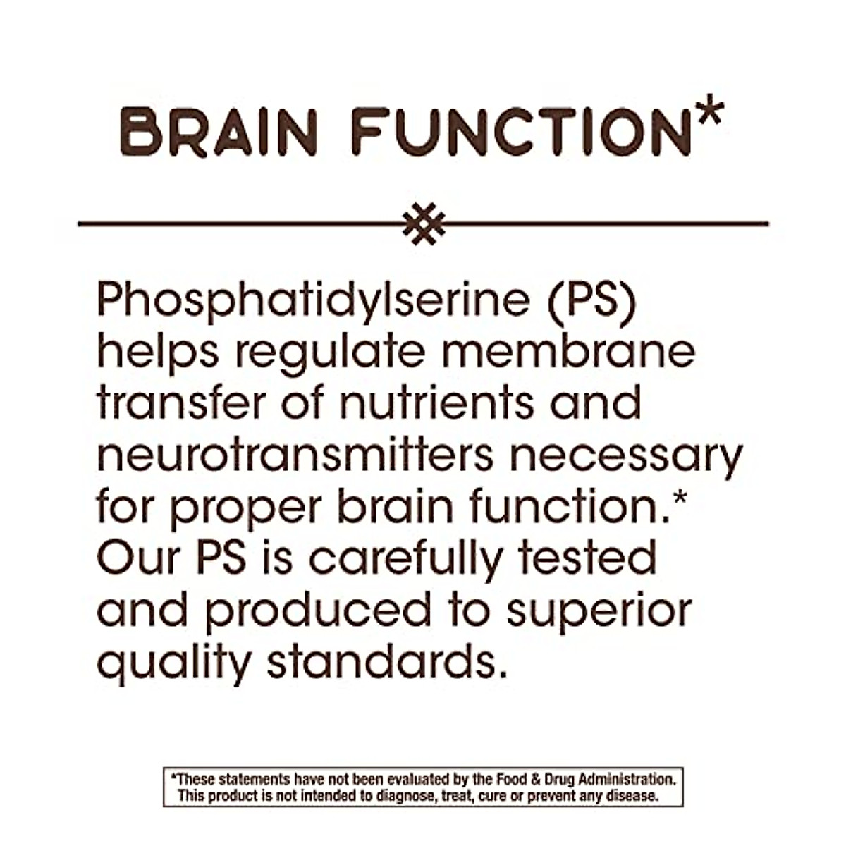 Nature’s Way Phosphatidylserine, For Brain Function*, 100 mg per Serving, 60 Softgels