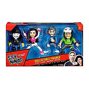 Spy Ninjas Collectible Figure 4-Pack with Vy, Multicolor, (41131)