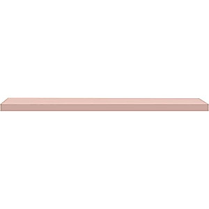 InPlace 35.4 in W x 7.75 in D x 1.25 in H Pink Floating Shelf Slimline