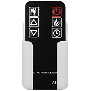 Replacement Remote Control for COSTWAY 10194US-BK-CYPF 3D Electric Firebox Indoor Fireplace Heater